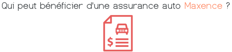 Détail des formules d'assurance voiture de Maxance, options et garanties